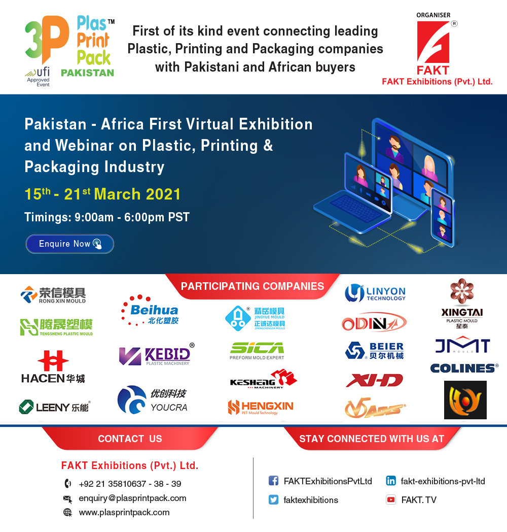 3P Pakistan – International Exhibition for Plastic, Printing and ...